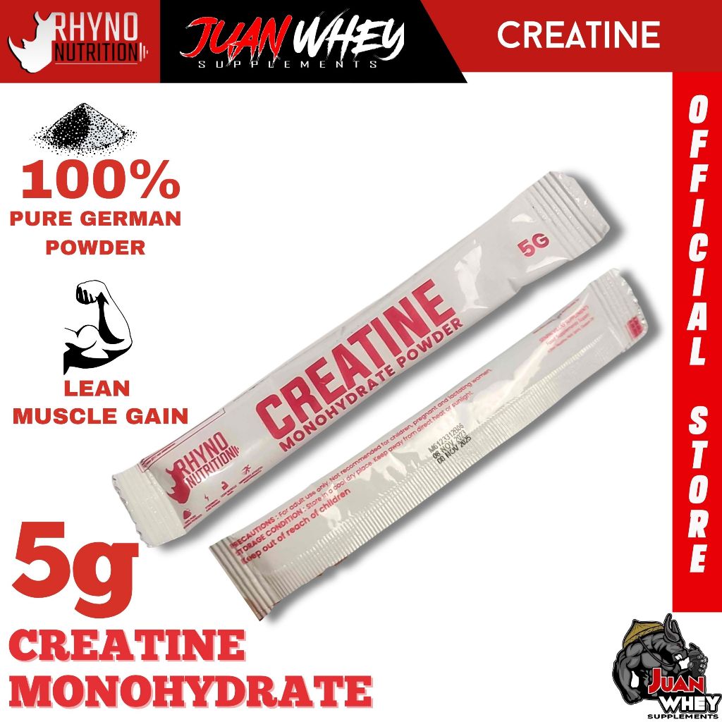 Rhyno Nutrition Creatine Powder 20 | 25 | 30 Sachets | Shopee Philippines