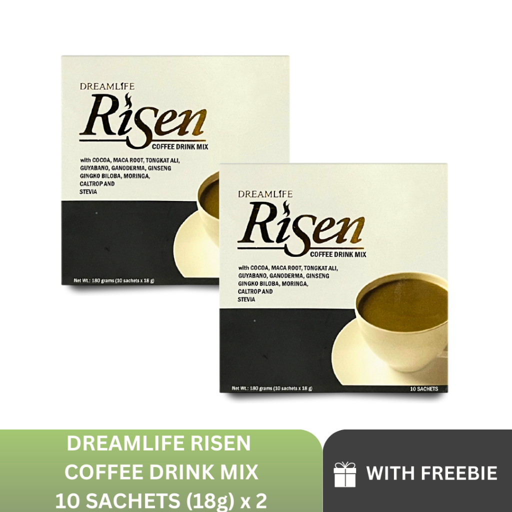 2 BOXES Risen Coffee 10 sachets/box HELPS BOOST IMMUNE SYSTEM | Shopee ...