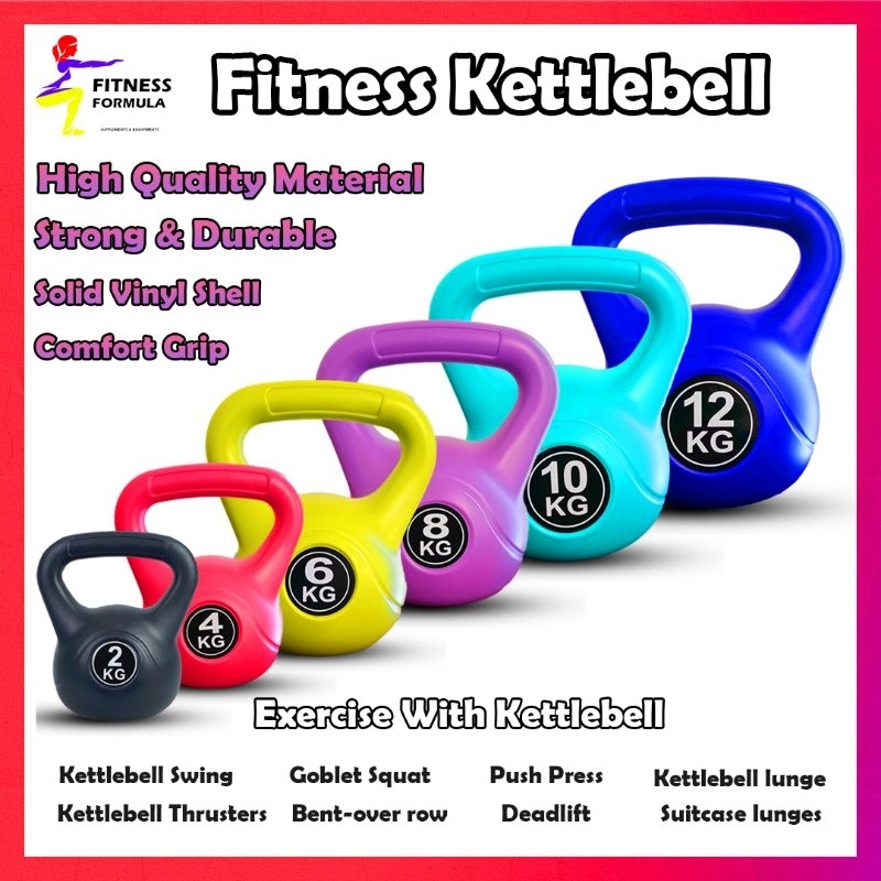 Steel Workout Equipment POWERT Competition Kettlebell - Color Coded ...