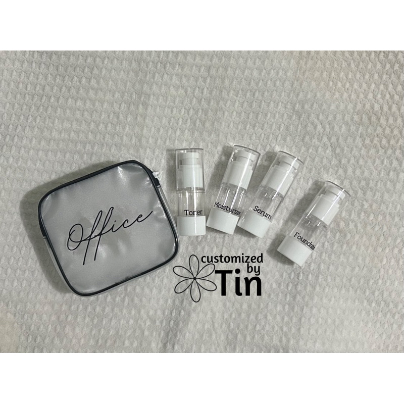 Personalized Vanity Kit Pouch Containers | Shopee Philippines