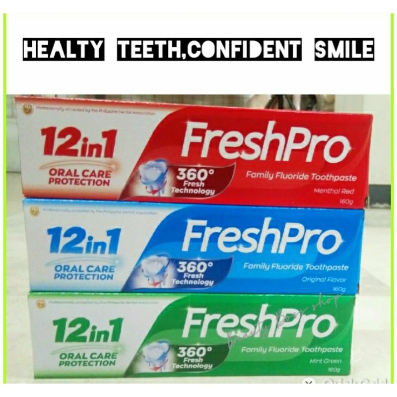 Avon fresh Pro family flouride toothpaste 160g | Shopee Philippines
