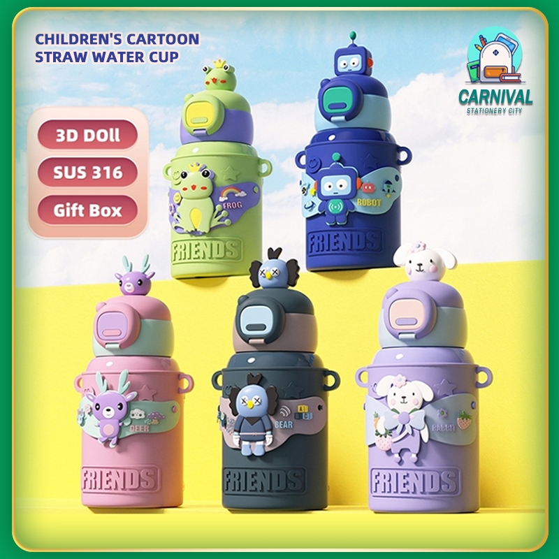 Brudon Cute Kids Hot And Cold Tumbler For boys girls Aqua flask thermos ...