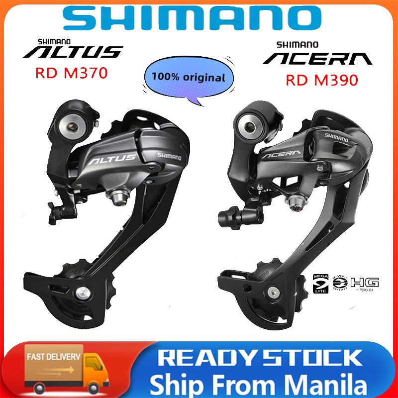 SHIMANO Altus RD-M370 Acera RD M390 Rear Derailleur 7 8 9 Speed ...