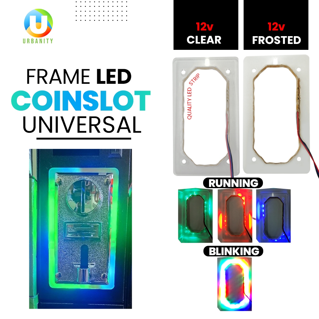 Running lights with blinking mode Universal Coinslot LED RGB | Shopee ...