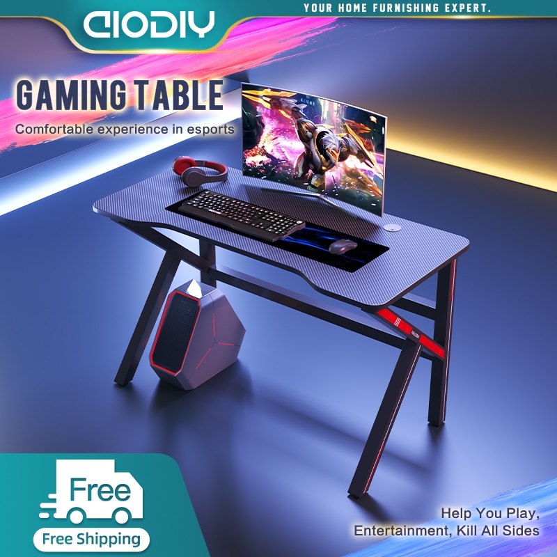 AIODIY Gaming Table Playing Games Playing Computer Table Ergonomic ...
