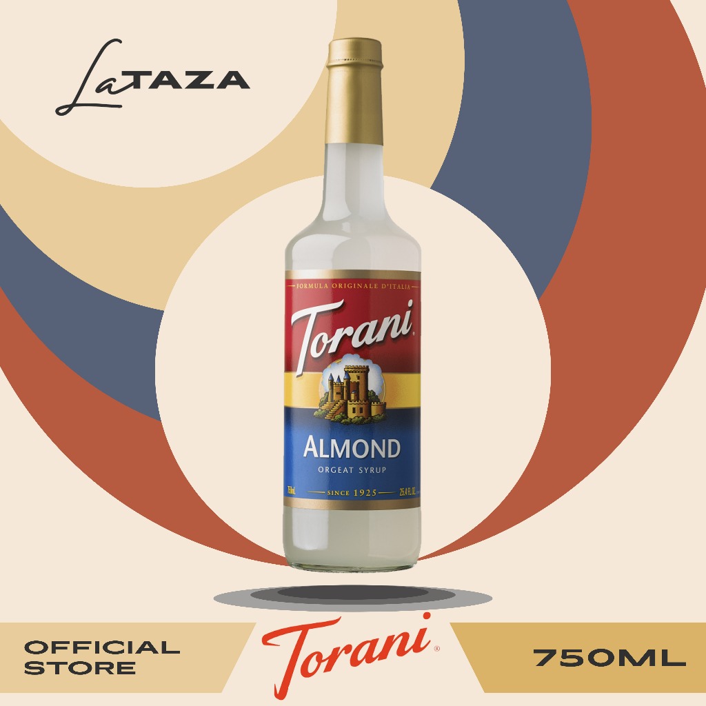 Torani Almond (Orgeat) Syrup (750ml) | Shopee Philippines