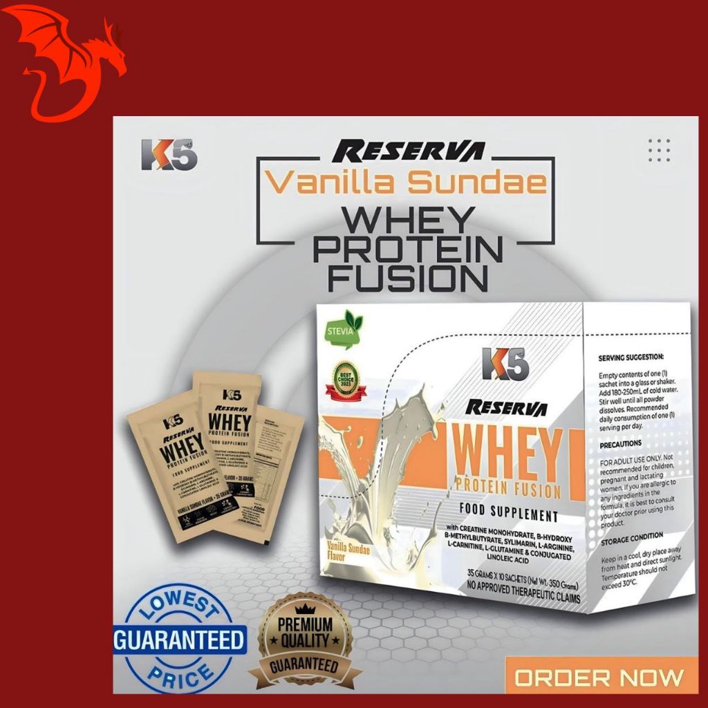 RESERVA WHEY PROTEIN VANILLA SMALL 35GRAMS(10SERVINGS) | Shopee Philippines
