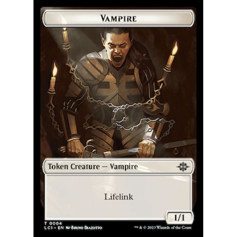 Vampire (1/1 lifelink token) - LCI,IXA - Common - MTG Cards (WotC ...