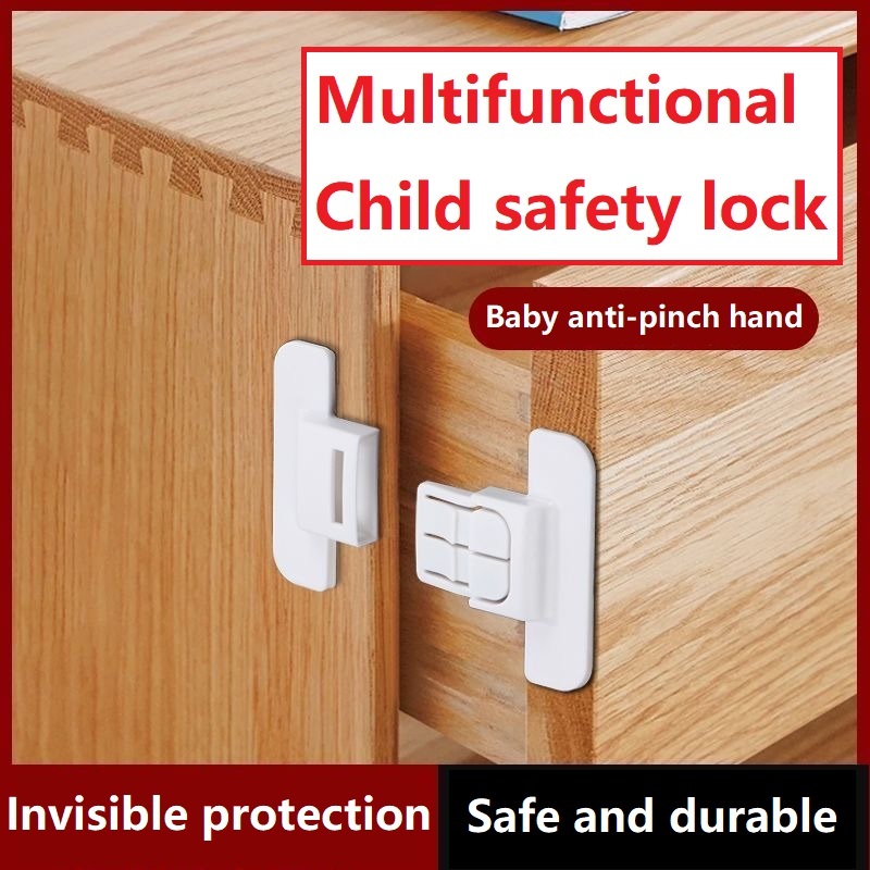 Refrigerator Baby Safety Lock Cabinet Drawers Guard Child Proof Lock ...