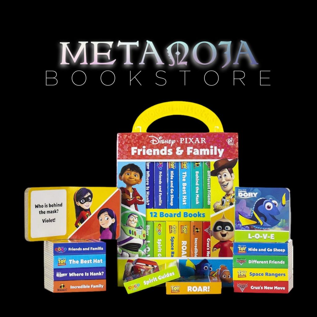 DISNEY PIXAR FAMILY AND FRIENDS: MY FIRST LIBRARY 12 BOARD BOOK BLOCK ...