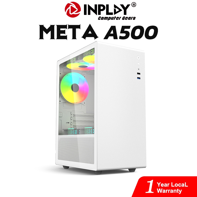 PC Case Inplay Case Meta A500 Gaming Computer Case Mid-Tower M-ATX ...