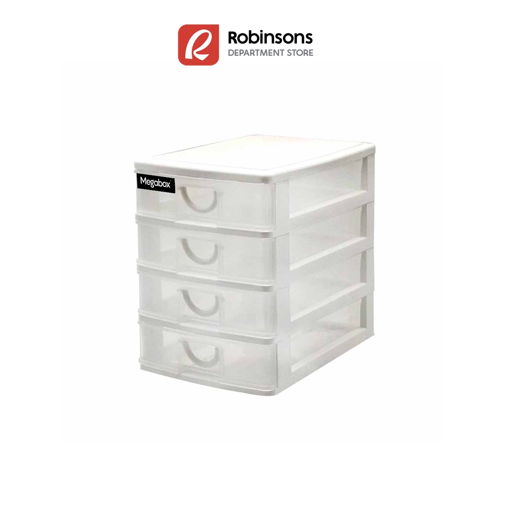 Megabox 4-Layer Drawer (White) | Shopee Philippines