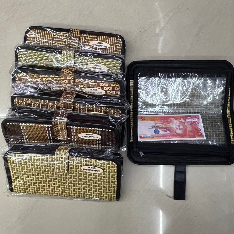 (iloveph) Banig Organizer wallet Booklet type Ipon Challenge 8 Slots ...