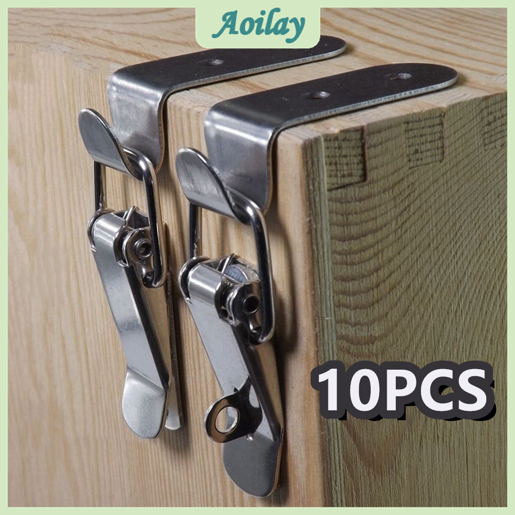 10pcs 90 Degrees Duck-mouth Buckle Spring Loaded Toggle Lock Toggle ...