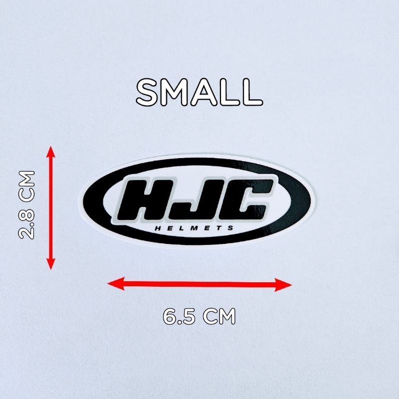 HJC LOGO STICKER DECAL | Shopee Philippines