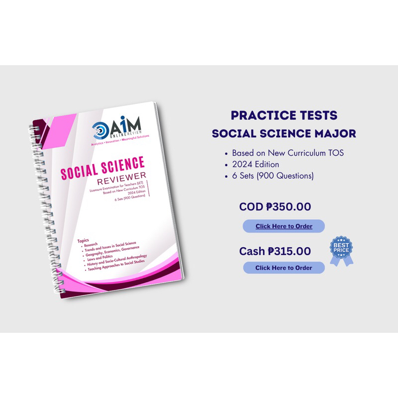 𝙎𝙤𝙘𝙞𝙖𝙡 𝙎𝙘𝙞𝙚𝙣𝙘𝙚 𝙈𝙖𝙟𝙤𝙧 | 𝙋𝙧𝙖𝙘𝙩𝙞𝙘𝙚 𝙏𝙚𝙨𝙩 Booklet | 450-900 Questions ...