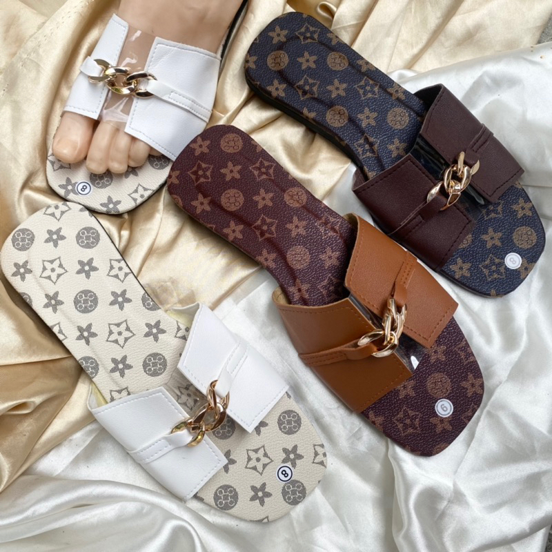 New Cindy LLVV inspired Trendy Marikina Flat Sandals | Shopee Philippines