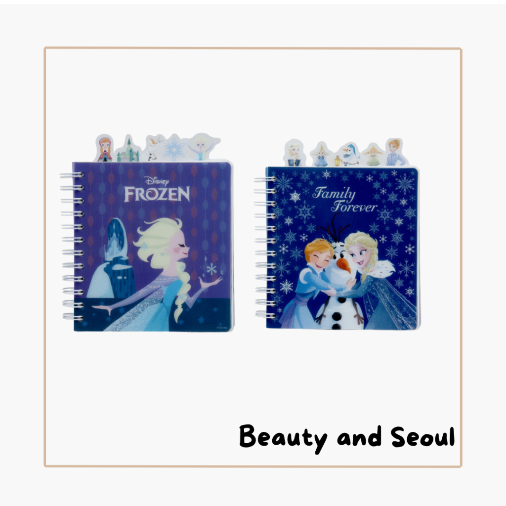 DAISO KOREA - Ana Elsa Frozen Index Notebook (100 sheets) | Shopee ...