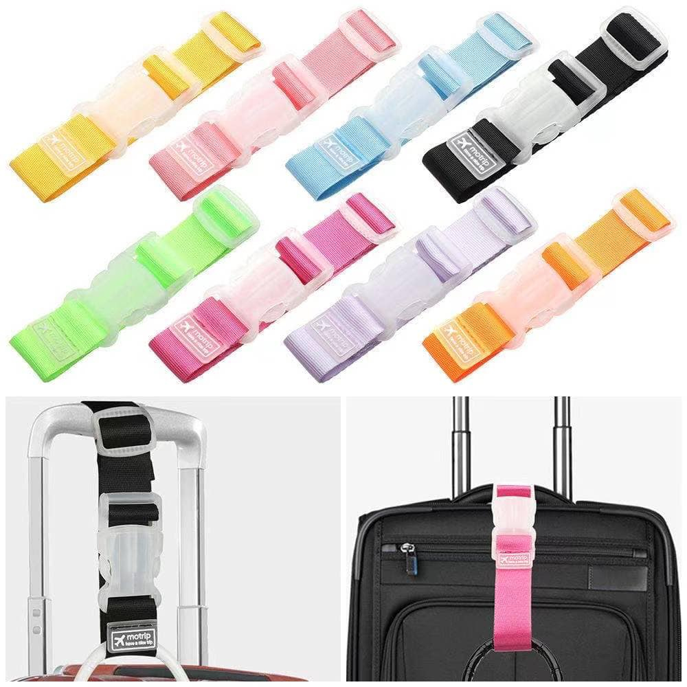 Luggage Bag Buckle Travel Adjustable Carrier Strap Holder For Suitcase ...