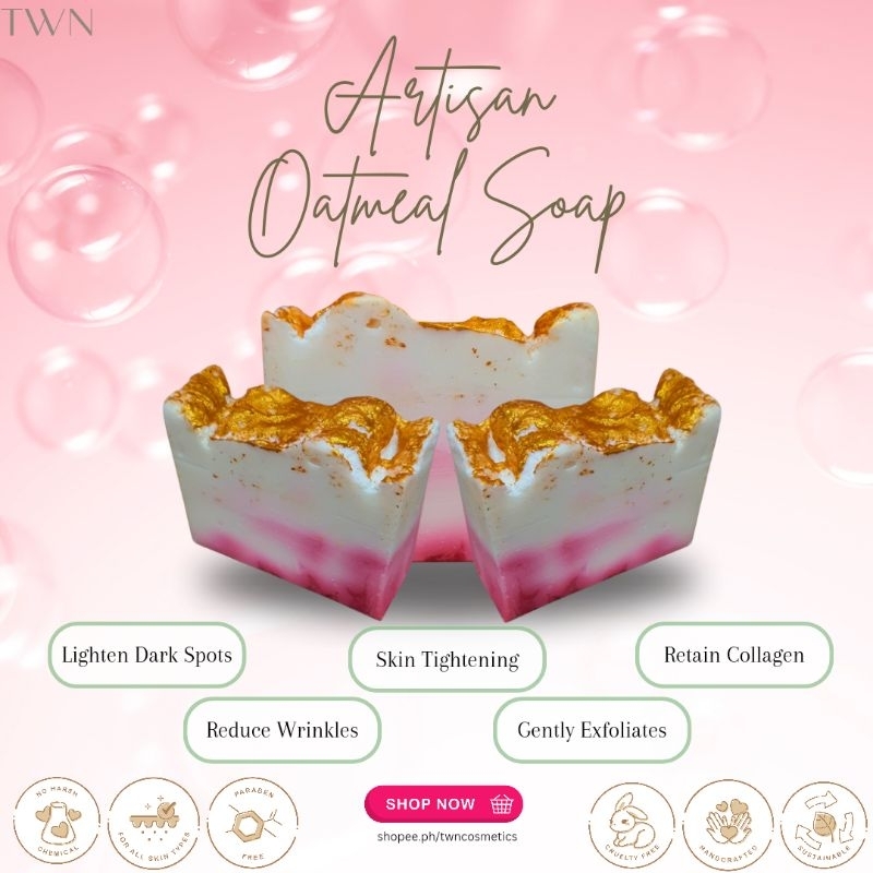 Artisan Whitening Soap (Oatmeal) | Shopee Philippines