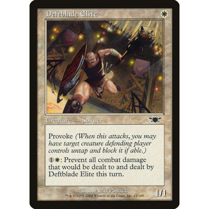 MTG Card Deftblade Elite - Legions COMMON - Creature — Human Soldier ...