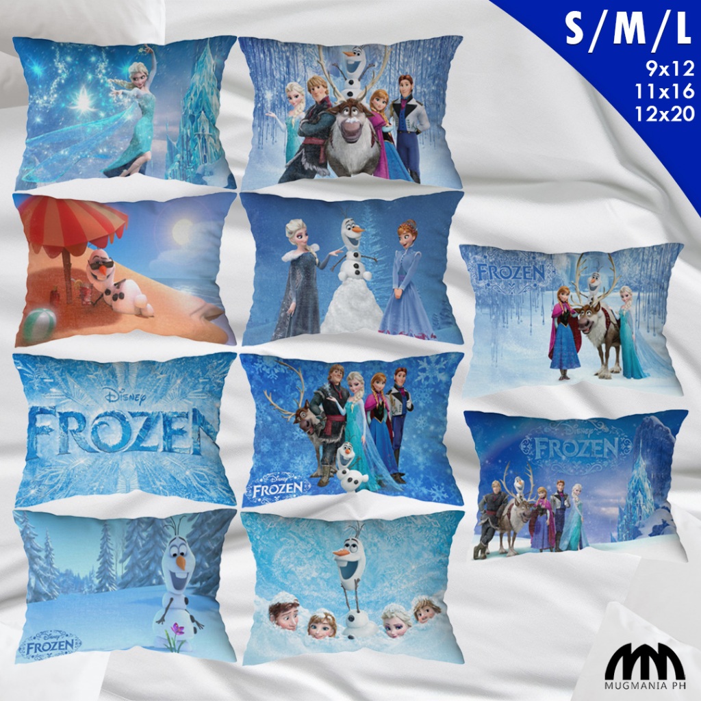 Frozen Pillows - Mugmania - Frozen Characters - Elsa, Anna, Olaf ...