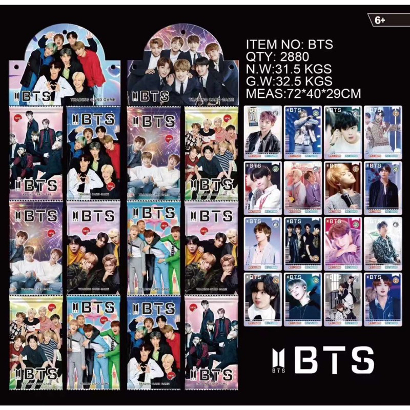 [Wholesale]36pack trading card BTS BLACKPINK ENHYPEN MORE DESIGN ...
