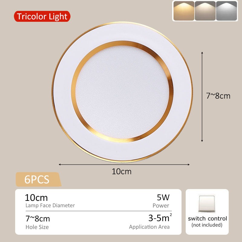 20PCS LED Pin Light Downlight Ceiling Light Led Ceiling Spot Light ...