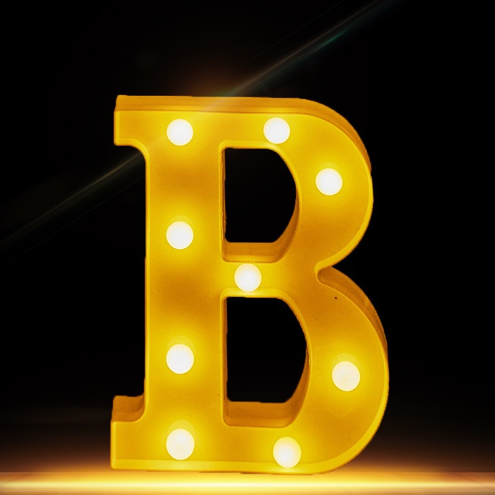 【Fast Delivery】A-Z 3d Letter LED Alphabet Decor Lamp Letter Light Party ...