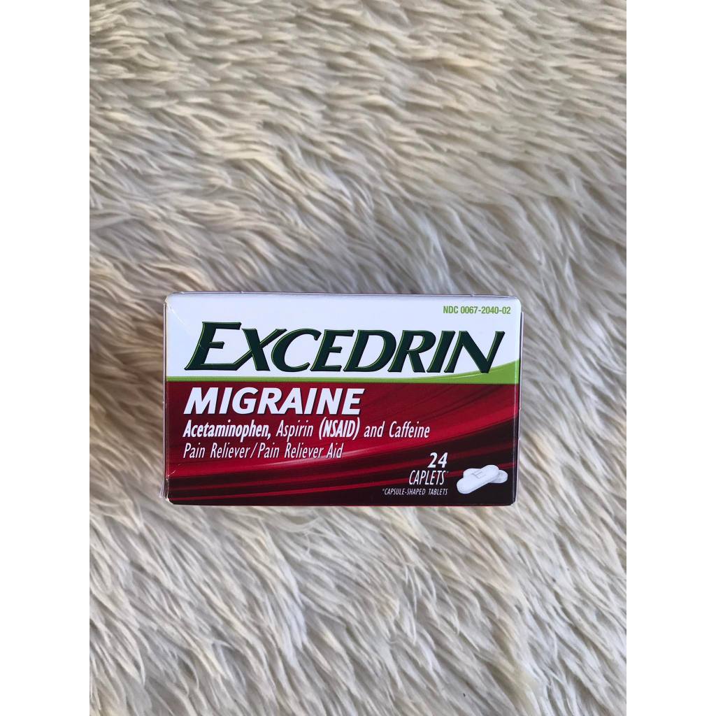 24 Caplets Excedrin Migraine Relief (exp Sept 2024) | Shopee Philippines