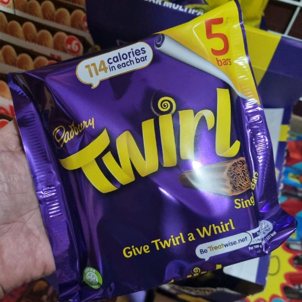 Cadbury Twirl Chocolate 5 Bar | Shopee Philippines