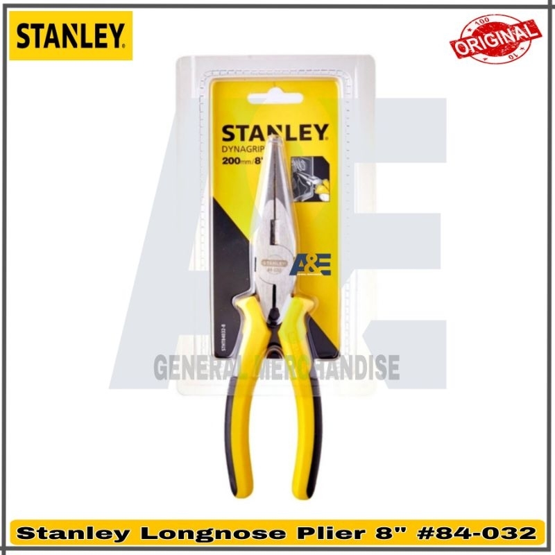 Stanley Dynagrip Pliers ( Long Nose , Combination , Diagonal, Groove ...