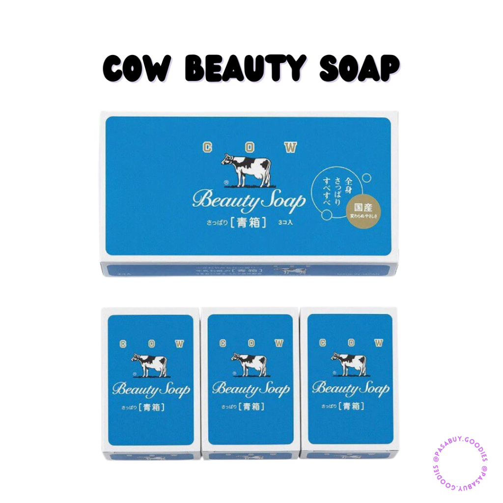 JAPAN Cow Beauty Soap Red & Blue | Shopee Philippines