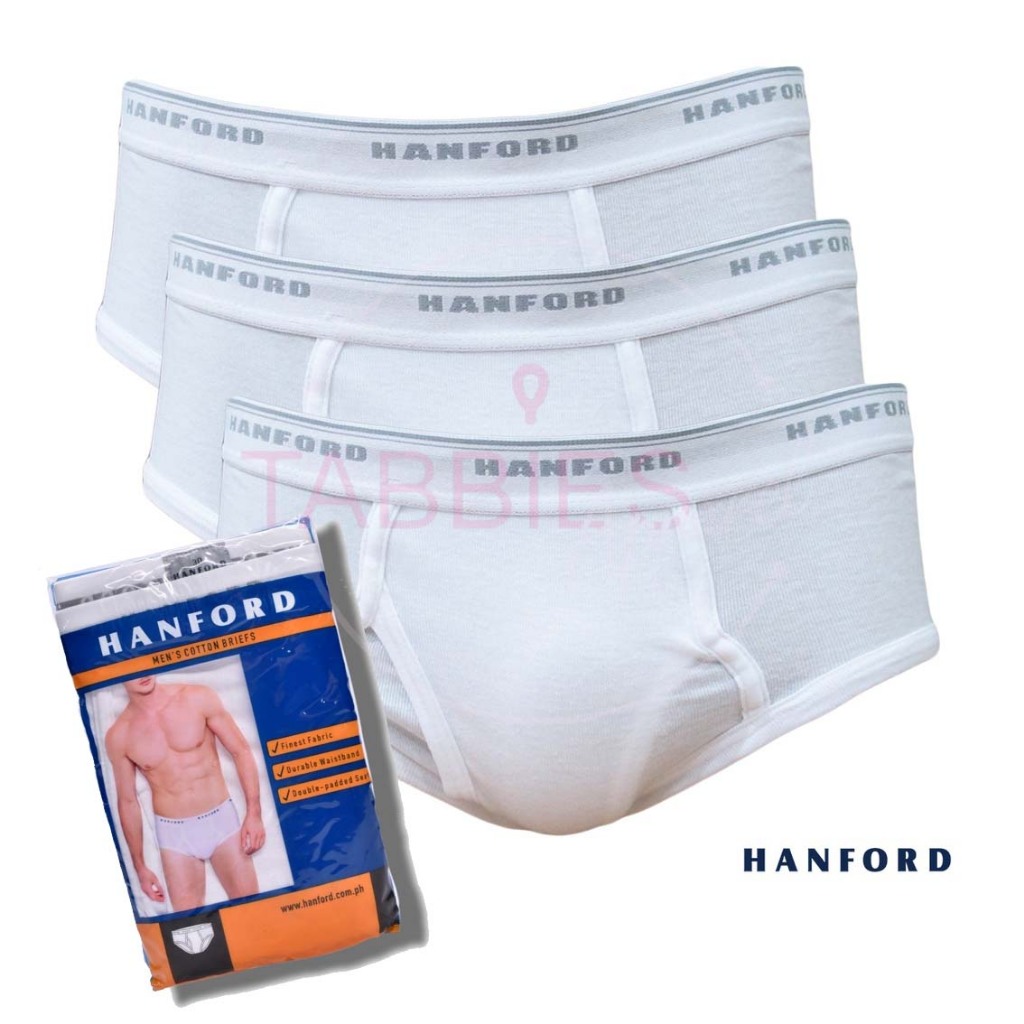 1 PC ORIGINAL HANFORD COTTON FULL REGULAR BRIEF WHITE | Shopee Philippines