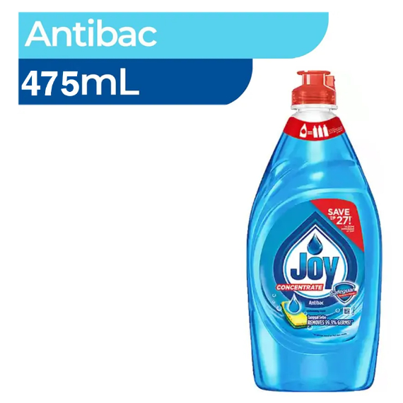 Joy Dishwashing Liquid Antibac 475mL | Shopee Philippines