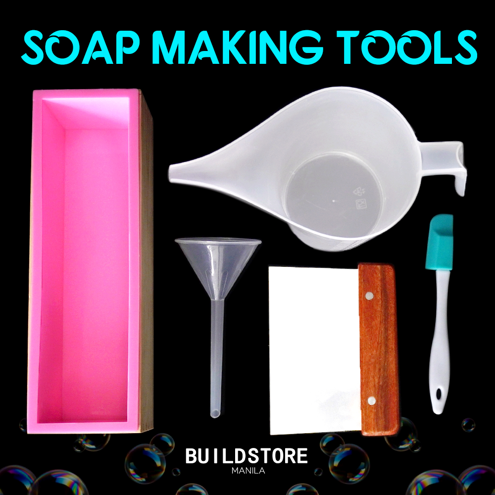 Soap Making Tools - Soap Mold Soap Cutter Pitcher Funnel Spatula | Soap ...