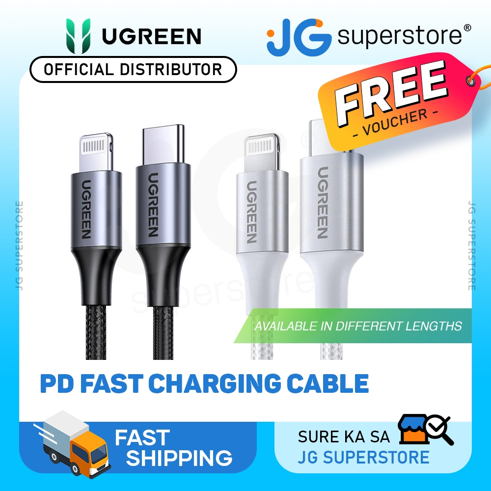 UGREEN 3A Fast Charging Cable Aluminum Braided Shell (Available in 1M,1 ...