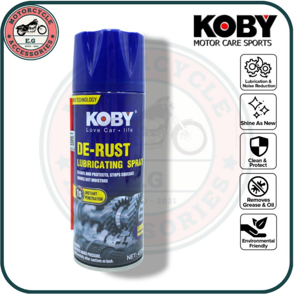 E.G Motorcycle Parts Accessories Koby De Rust Lubricating Spray Aand ...