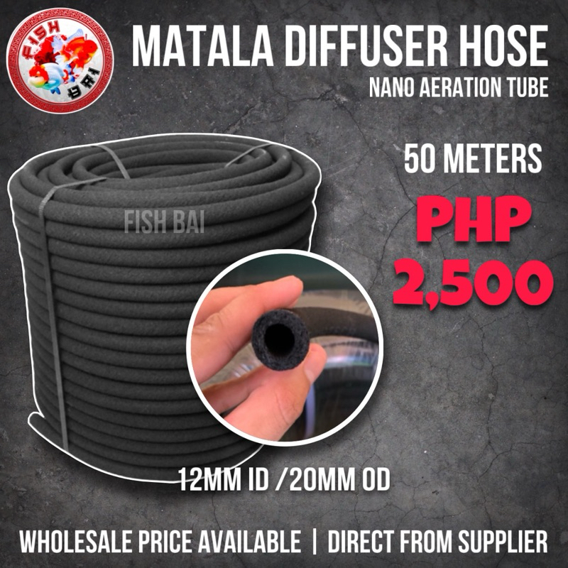 Matala Oxy Hose 50m/roll for Oxy Ring Diffuser Aeration | Ponds Water ...