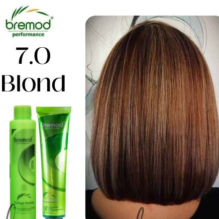 7.0 BLOND HAIR COLOR BREMOD W/ OXI | Shopee Philippines