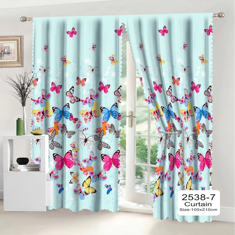 Curtain New Design 100x210CM Curtain Kurtina Door Curtain Lace Curtain ...