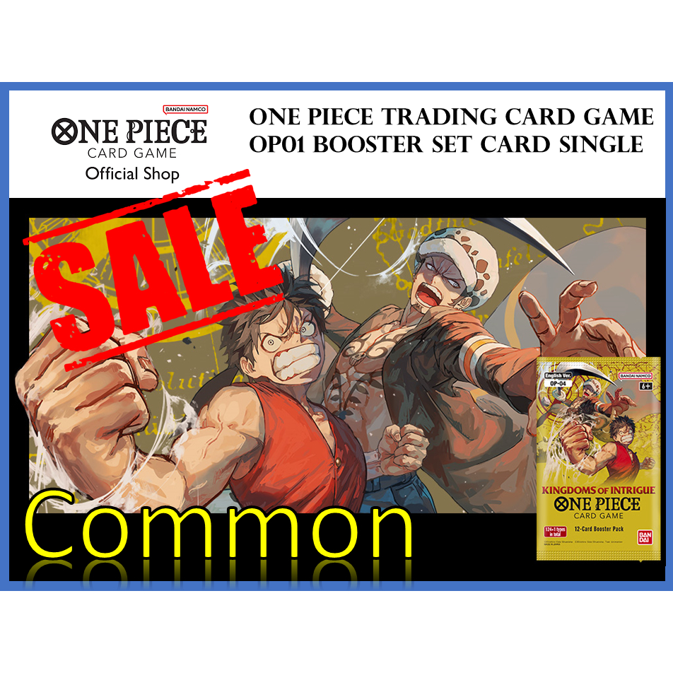 [One Piece TCG] OP04 Common [Green] Cards Singles | Shopee Philippines