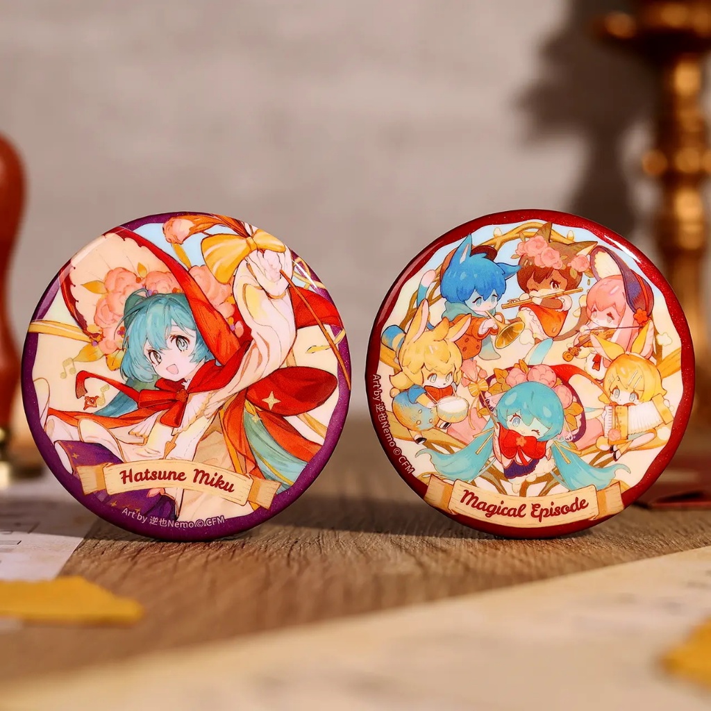 Authentic Vocaloid Hatsune Miku presents magical episode badge ...