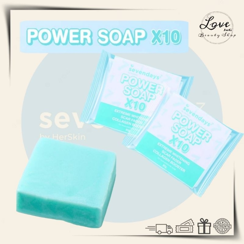 Sevendays POWER SOAP X10 by HerSkin | Shopee Philippines