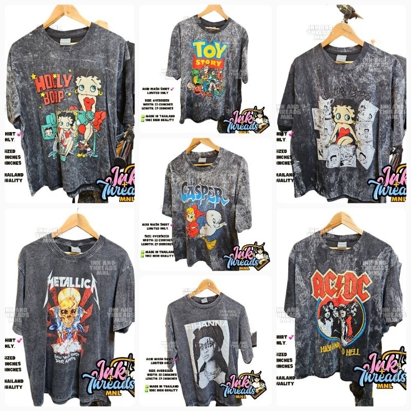 Acid Wash Ink and Threads MNL | Shopee Philippines