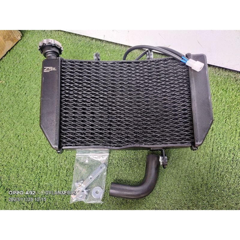 Z-5 RACING RADIATOR ASSY CURVE TYPE WITH DUAL FAN/BLOWER SNIPER 150 V1 ...
