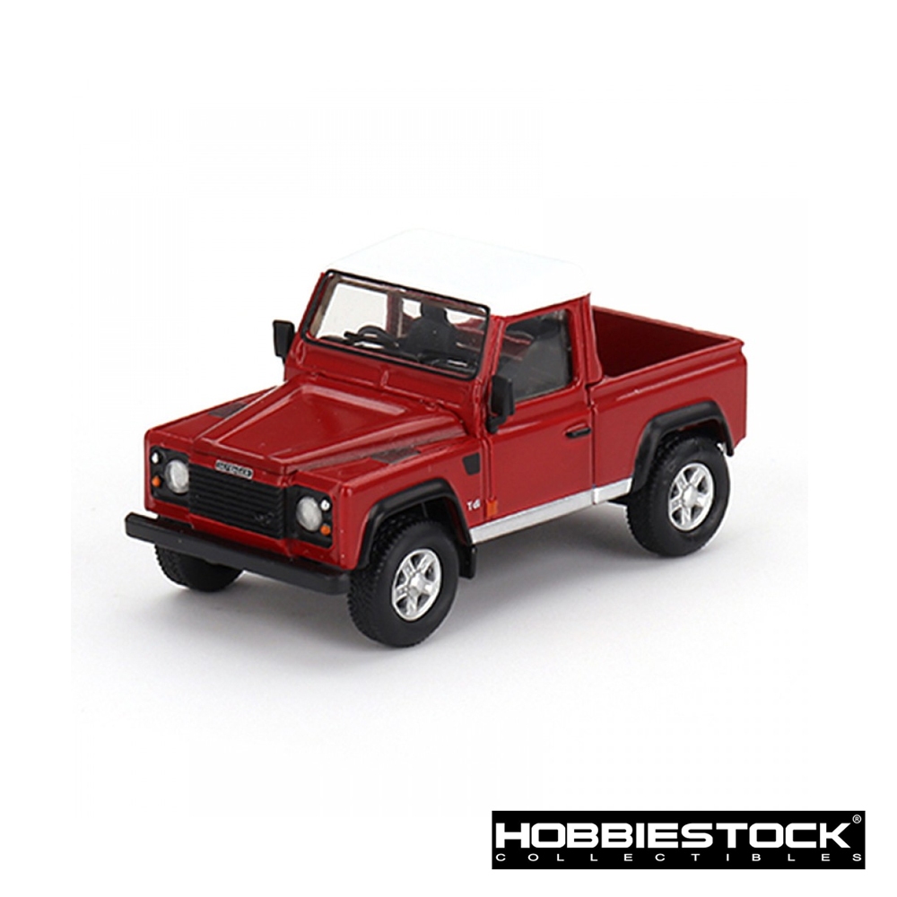 Mini GT 1/64 Land Rover Defender 90 Pickup Masai Red LHD | Shopee ...