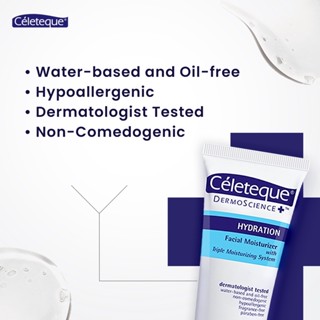 CELETEQUE HYDRATION FACIAL MOISTURIZER WATER BASED OIL FREE ...