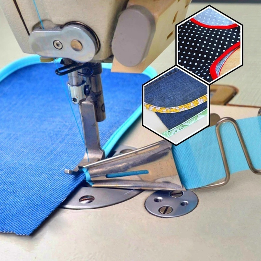 DIY A10 Sewing Machine Right Angle Bias Bind 30MM/36MM/40MM Double ...