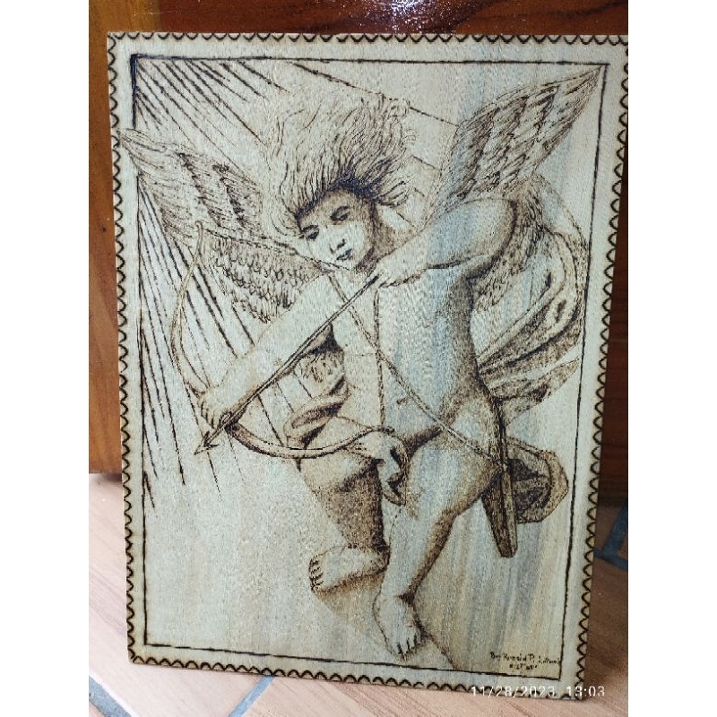 Angel Portrait Wood burning | Shopee Philippines
